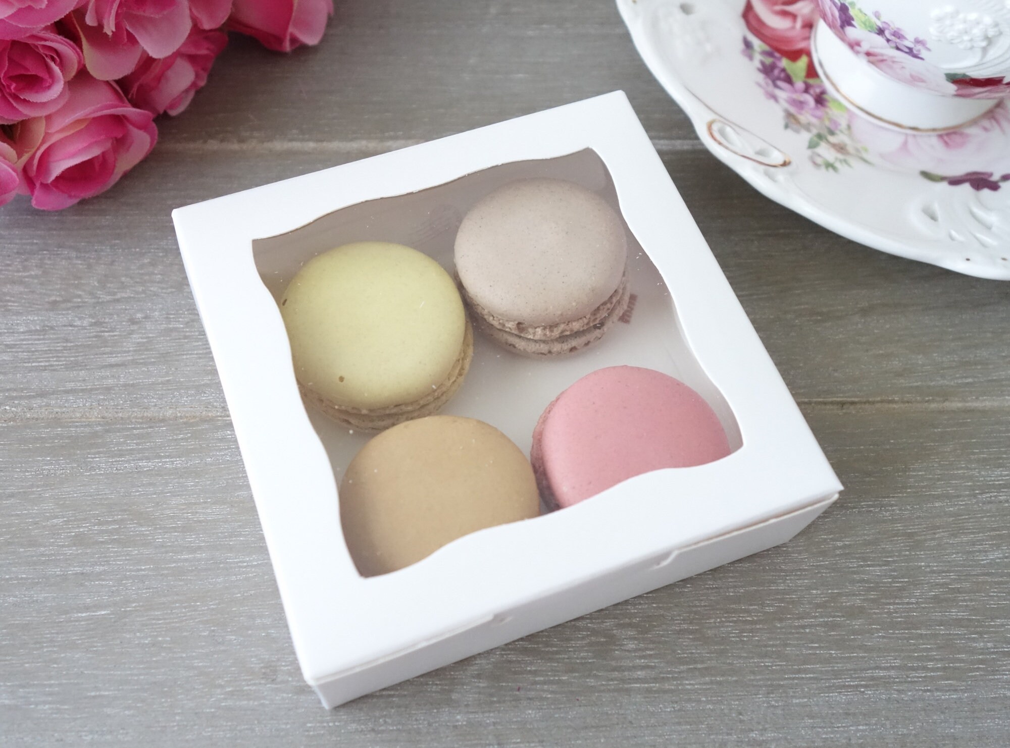 36x Cookie Display Boxes 10x10x3cm With Window Small Gift | Etsy Australia