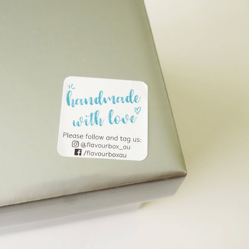 Handmade Labels Product Label Small Business Stickers | Etsy