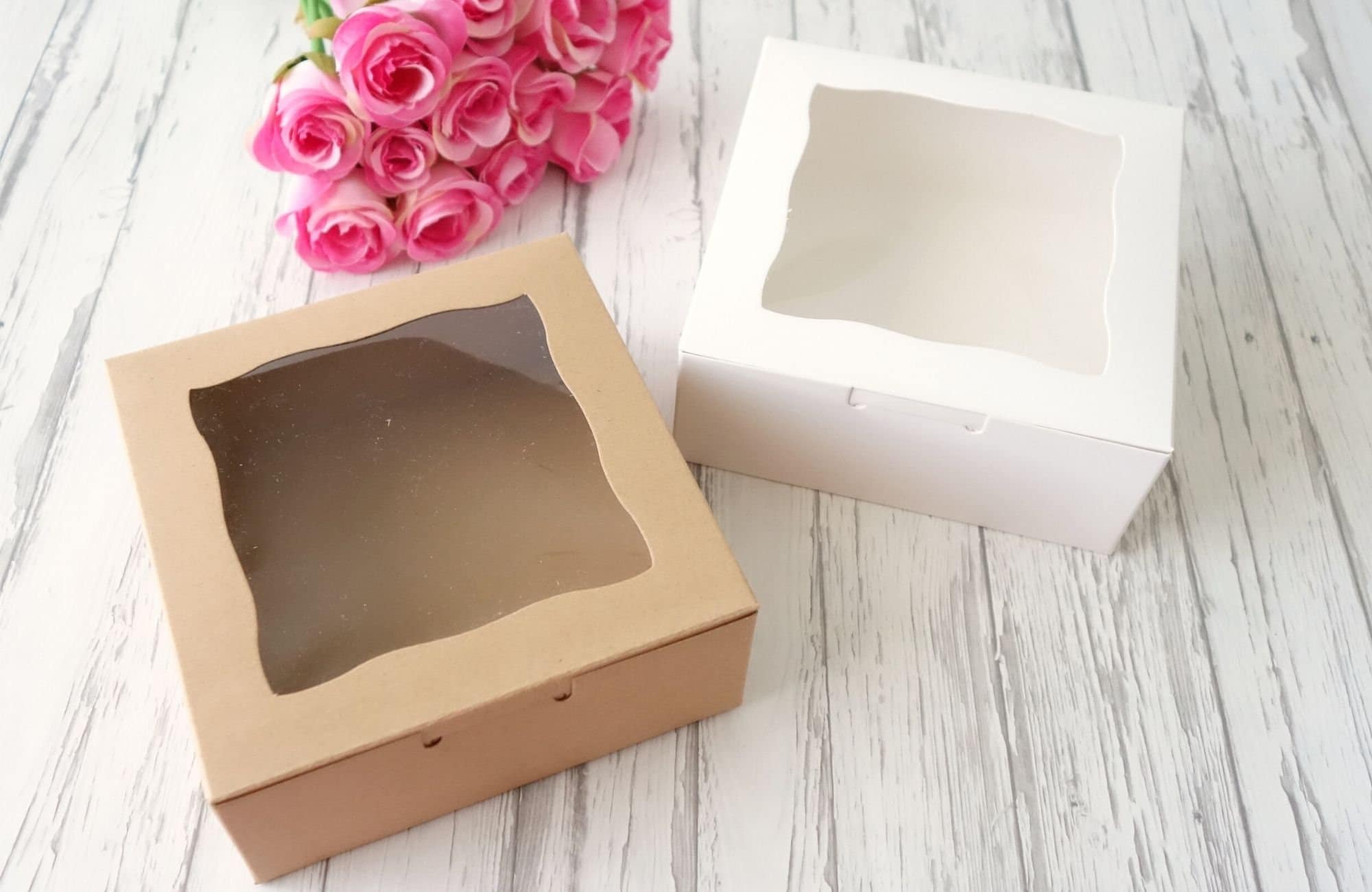 6/12/18 Medium Display Gift Boxes 12.5x12.5x5 Cm Christmas | Etsy