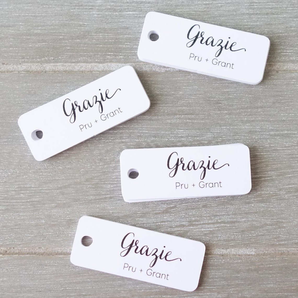 30x Personalised Mini Tags Wedding Favour Tag With Love - Etsy