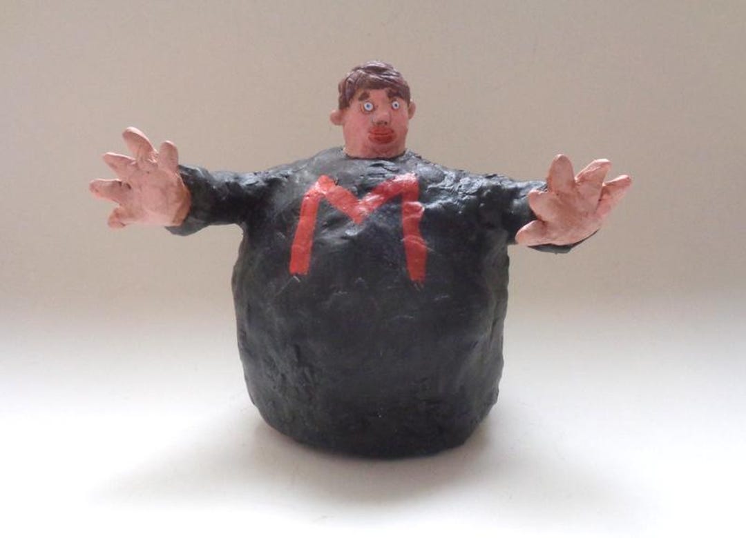 Magnet Man Figurine - Collectible Superhero Sculpture - Etsy