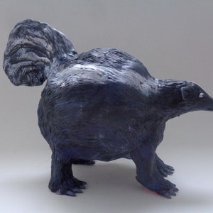 Fat Skunk Sculpture - Collectible Animal Art - Etsy