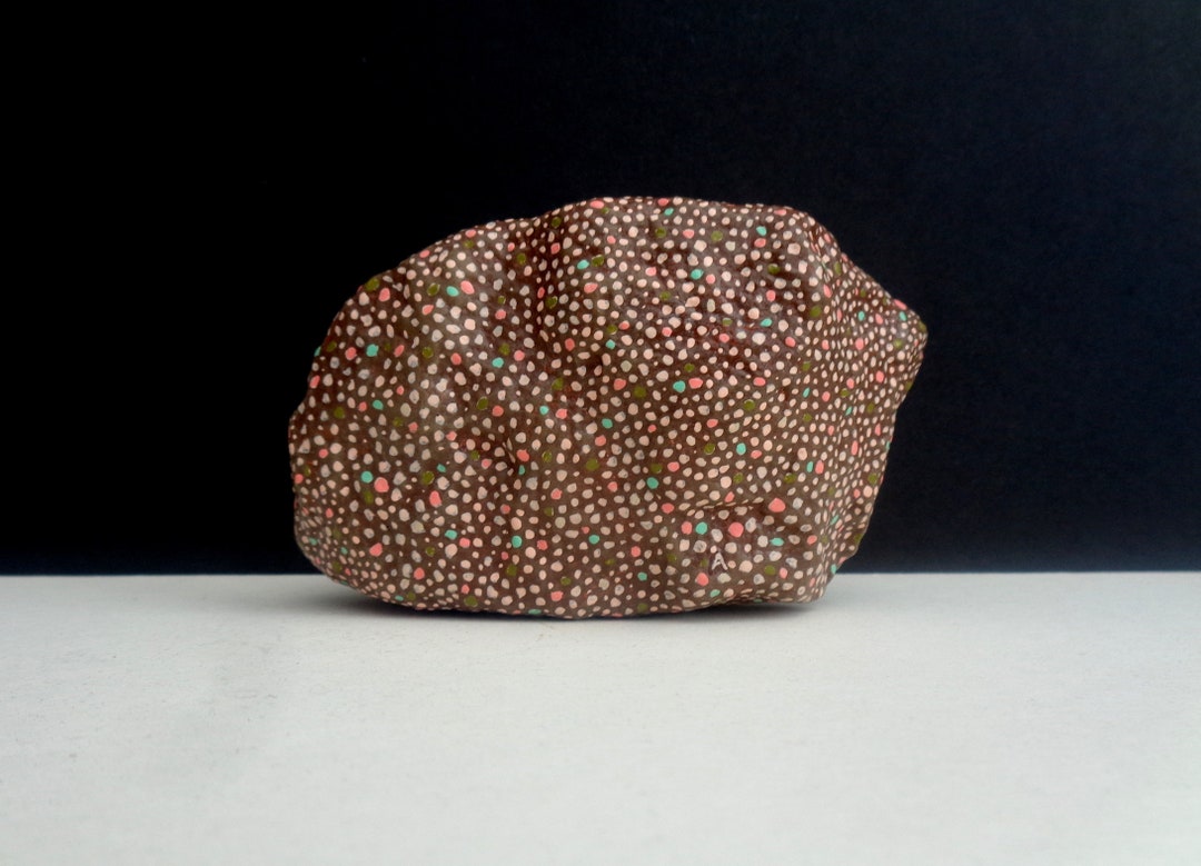 Hand Painted Brown Rock - Etsy