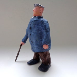 Old Man Sculpture - Collectible Folk Art Figurine - Etsy