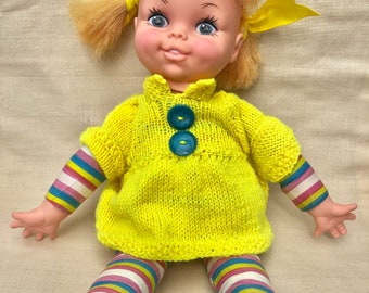 Vintage 1970 Remco Baby Polly Puff Doll W/original Outfit Sold as Is - Etsy
