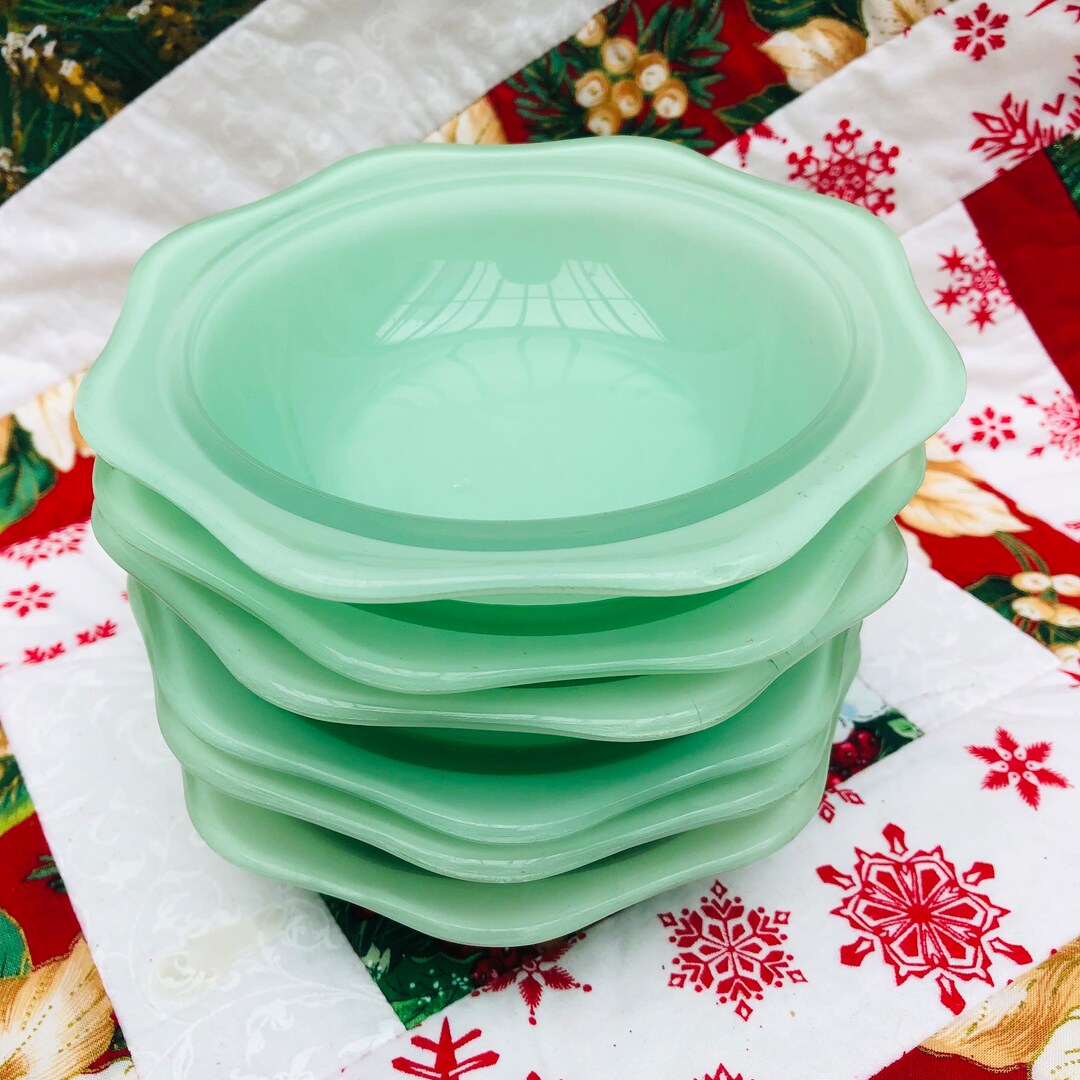 1960s Set of 6 Mint Green Pyrex Bowls. - Etsy UK