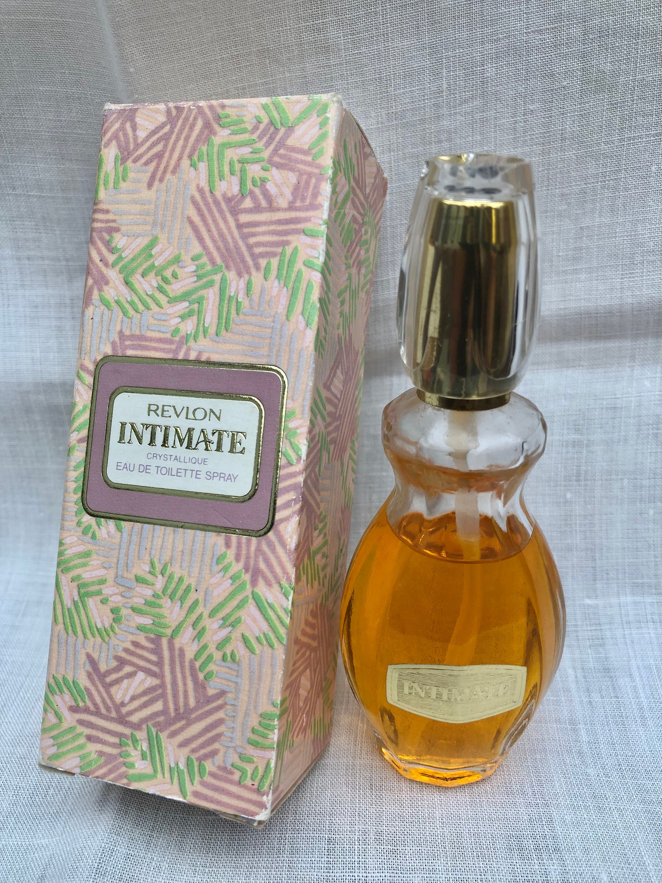 Vintage Revlon Intimate Crystallique Eau De Toilette Spray, 28g/ml. U.K ...