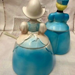 Vintage 1950s Fairylite Kitsch Ceramic Preserve Pots - Etsy