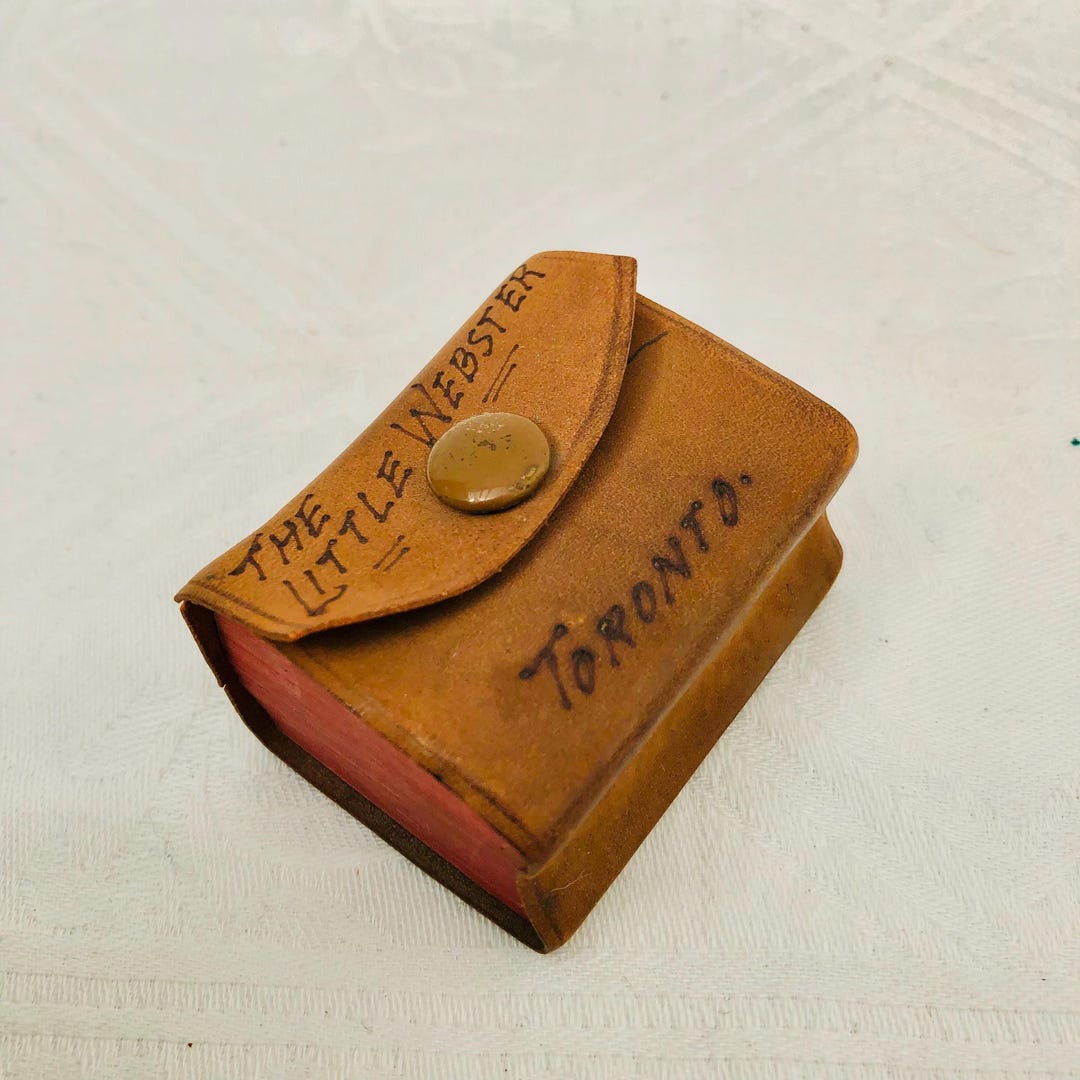 The Little Webster, Antique American, Miniature Dictionary. - Etsy