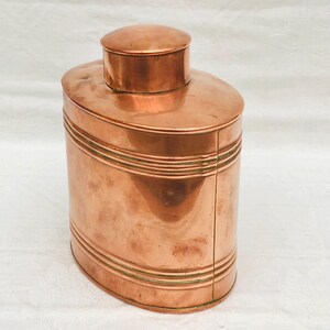 1920s Art Nouveau, Copper Tea Caddy, Antique Arts & Crafts Collectable ...