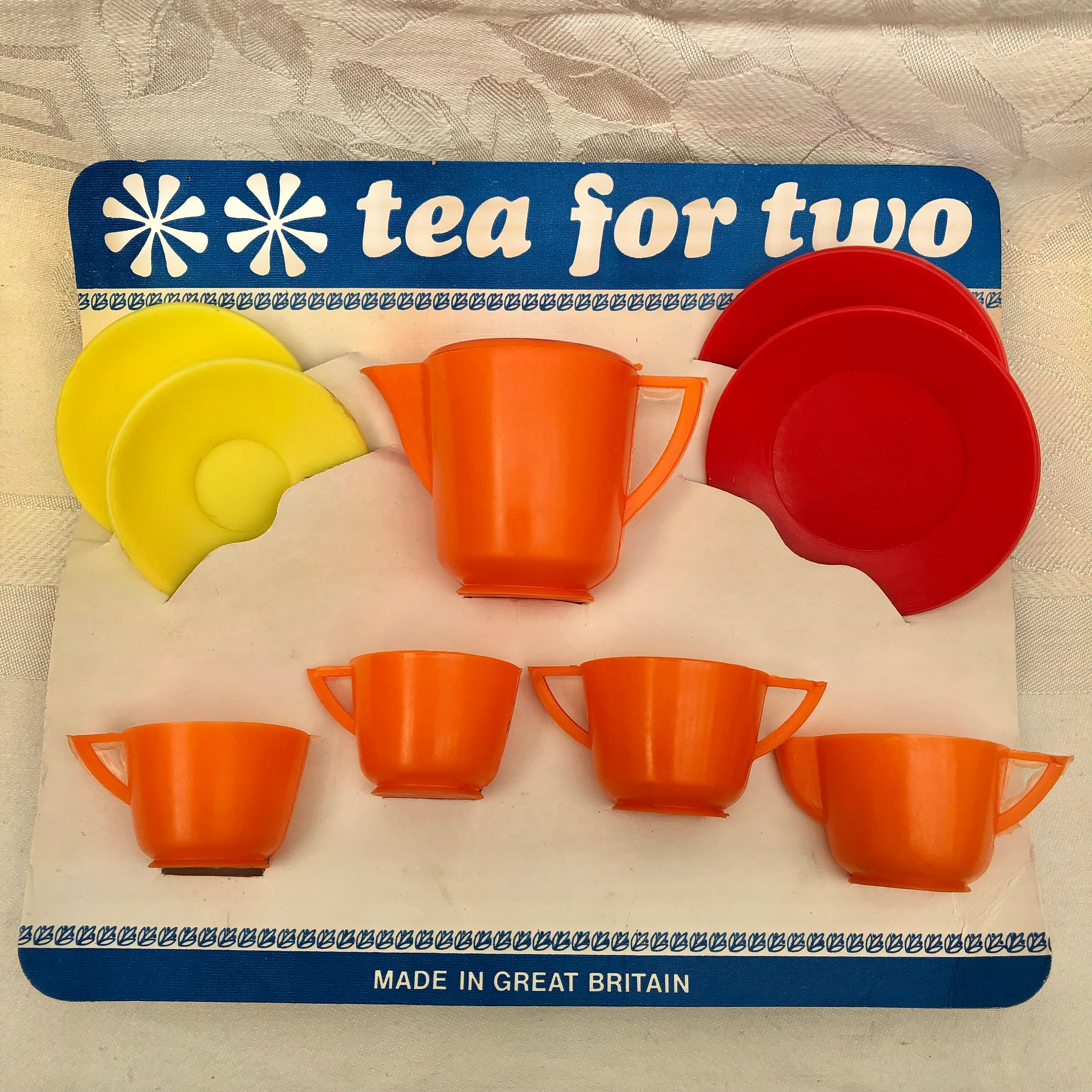 1960s Vintage Plastic Tea-set in Original Packaging Toy - Etsy
