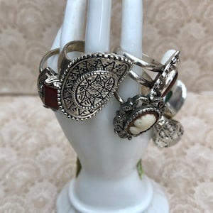 Victorian Style Bone China Ladies Hand Finger Ring - Etsy