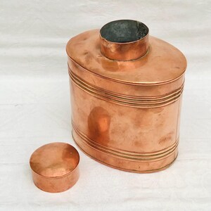 1920s Art Nouveau, Copper Tea Caddy, Antique Arts & Crafts Collectable ...