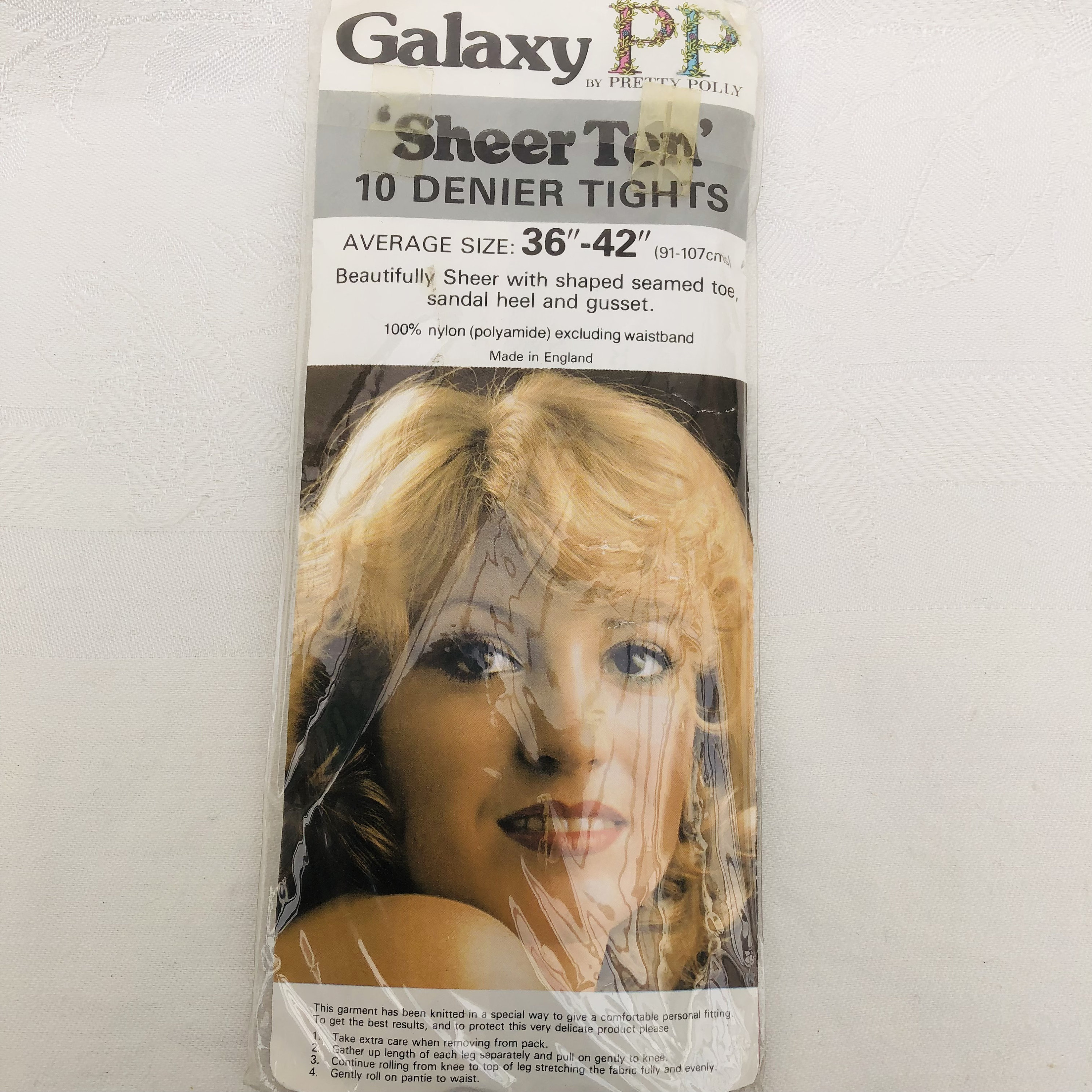 3 X 1980s Vintage Pretty Polly Hosiery, Stockings & Tights 100% Nylon ...