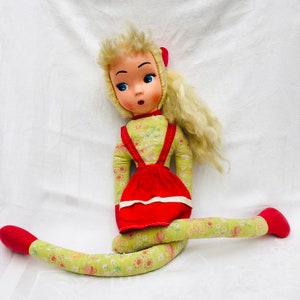 1960s Long Legged Doll, Masked Face Doll, Looby-loo, Lucy-long-legs ...