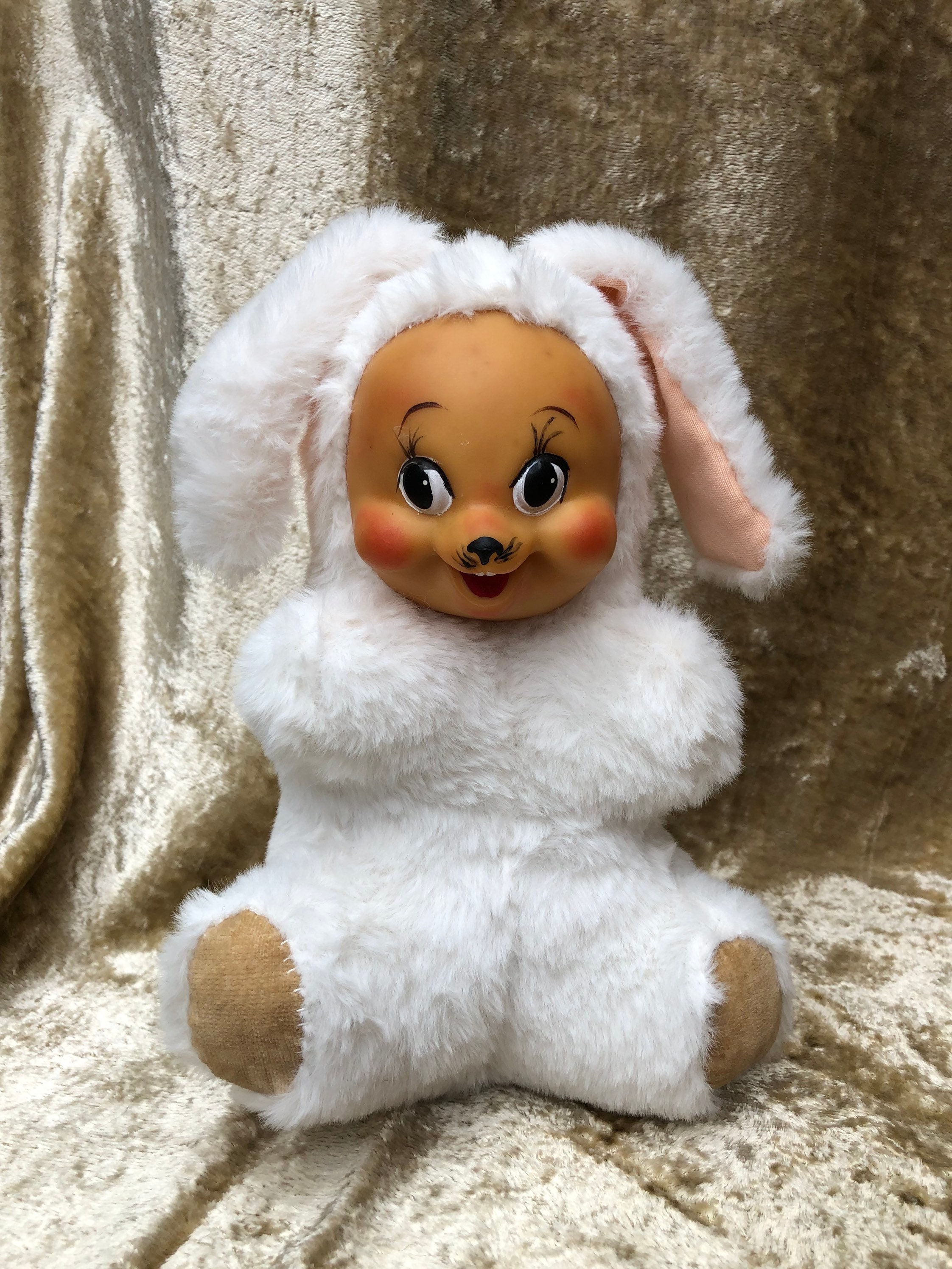 1950s Rubber Face Plushie Lamb, Vintage Rushton Style - Etsy