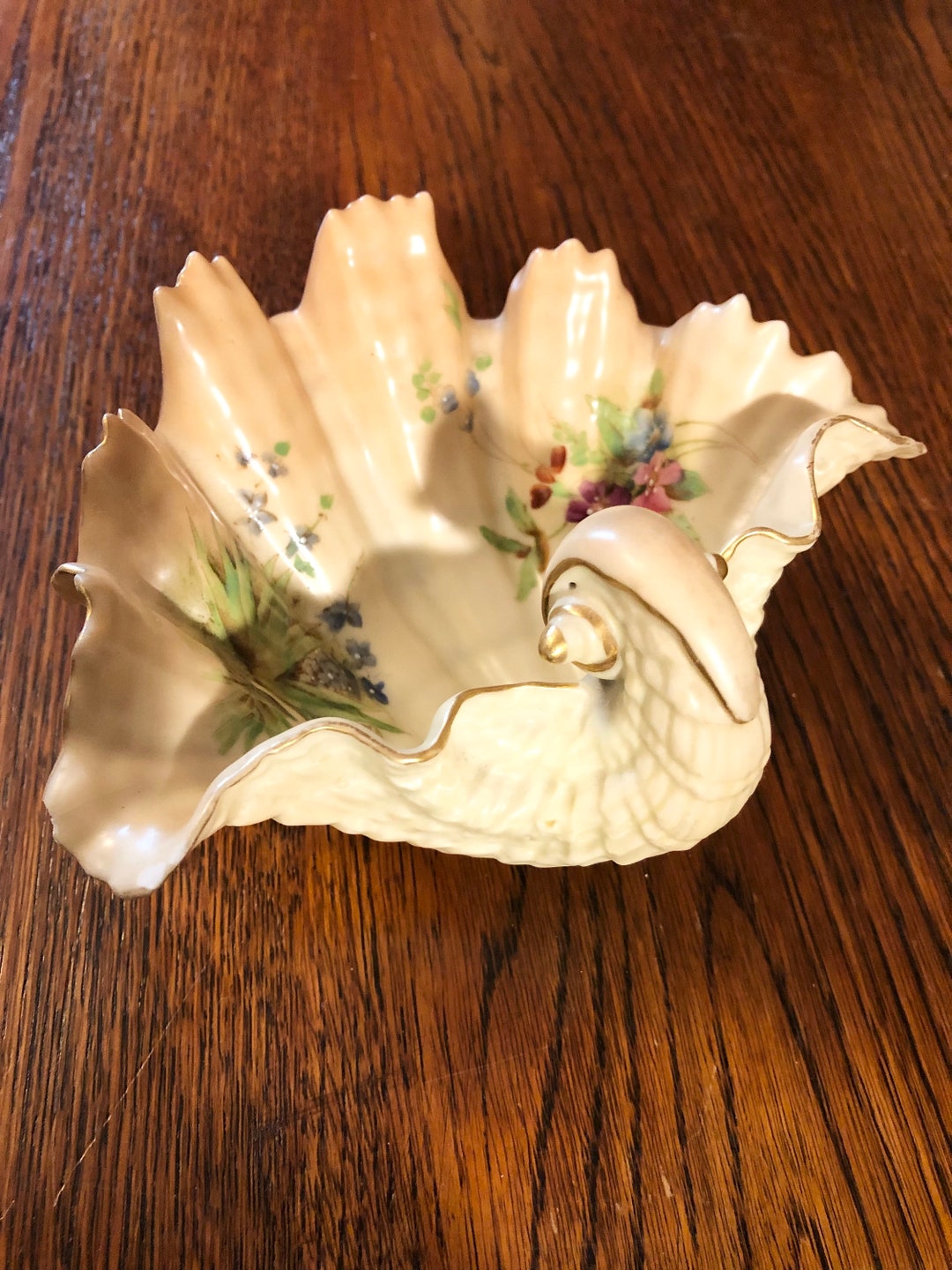 Antique 1915, Royal Worcester, Ceramic Blush Ware, Shell Dish - Etsy