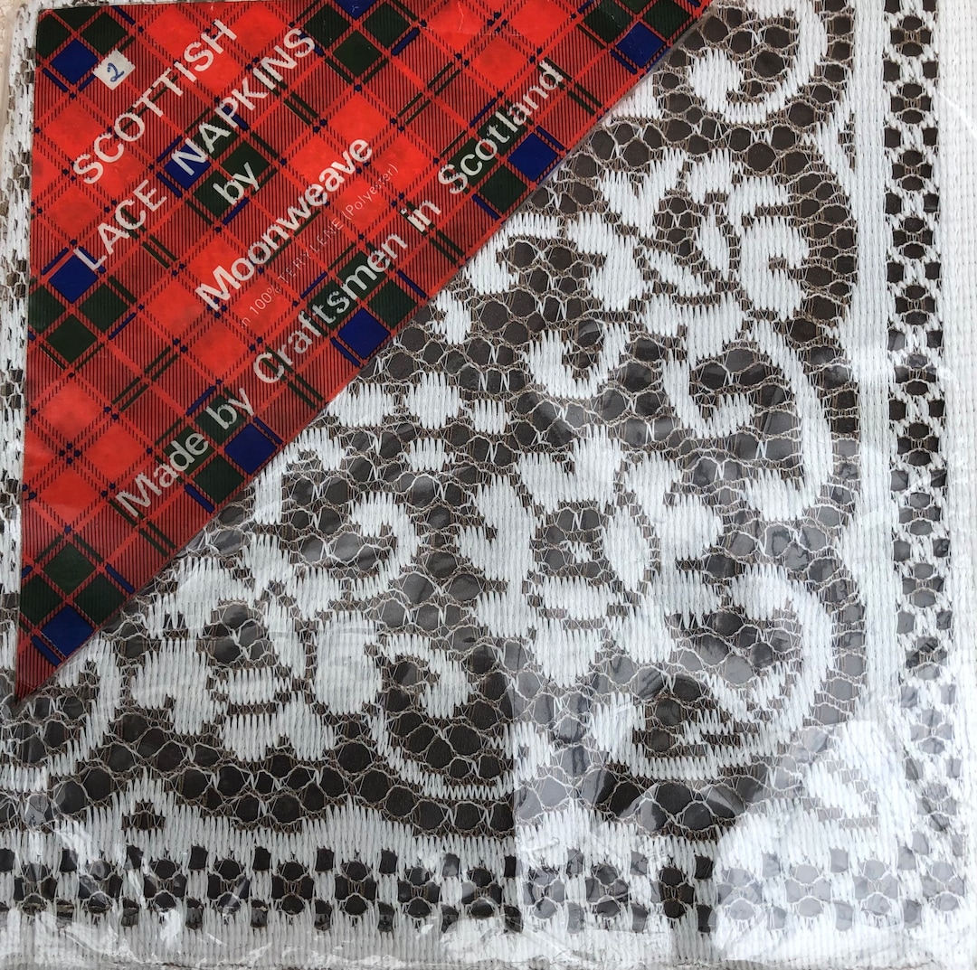 Vintage Scottish Lace Napkins, New in Packaging by Moonweave - Etsy