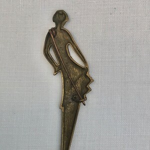 Genuine Art Deco Flapper Girl, Metal Brooch, 1930s - Etsy