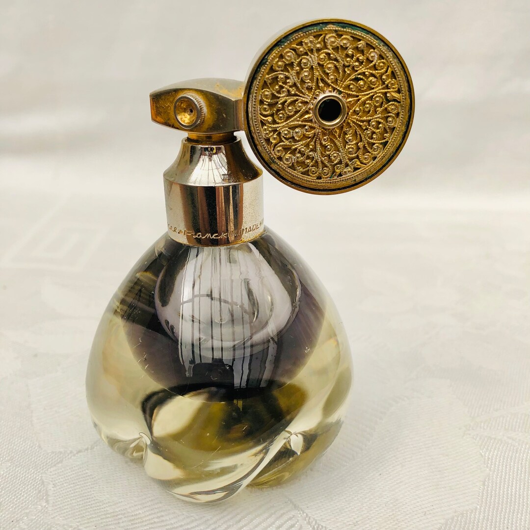 1930s Art Deco Marcel Franck Luxury Crystal, Perfume Atomizer Made in ...