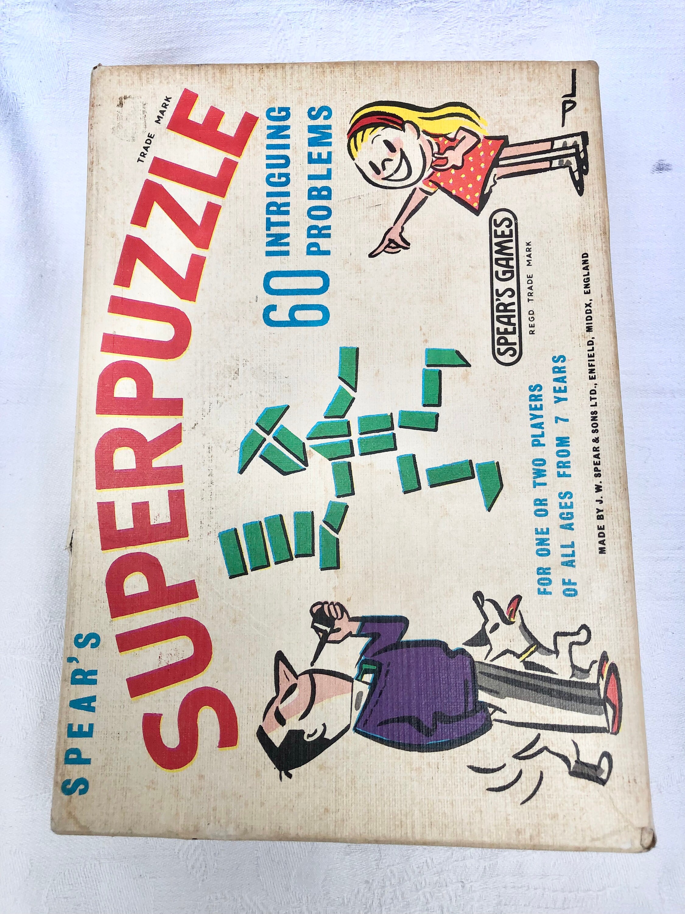 1950s Vintage Spears Superpuzzle Spears Games Complete. - Etsy