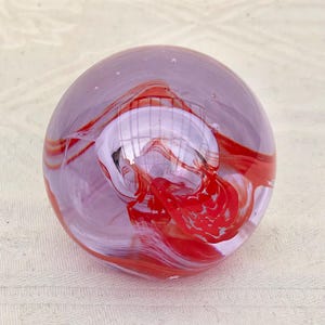 Vintage Caithness “moon Crystal” Paperweight, Etched Signature Art ...