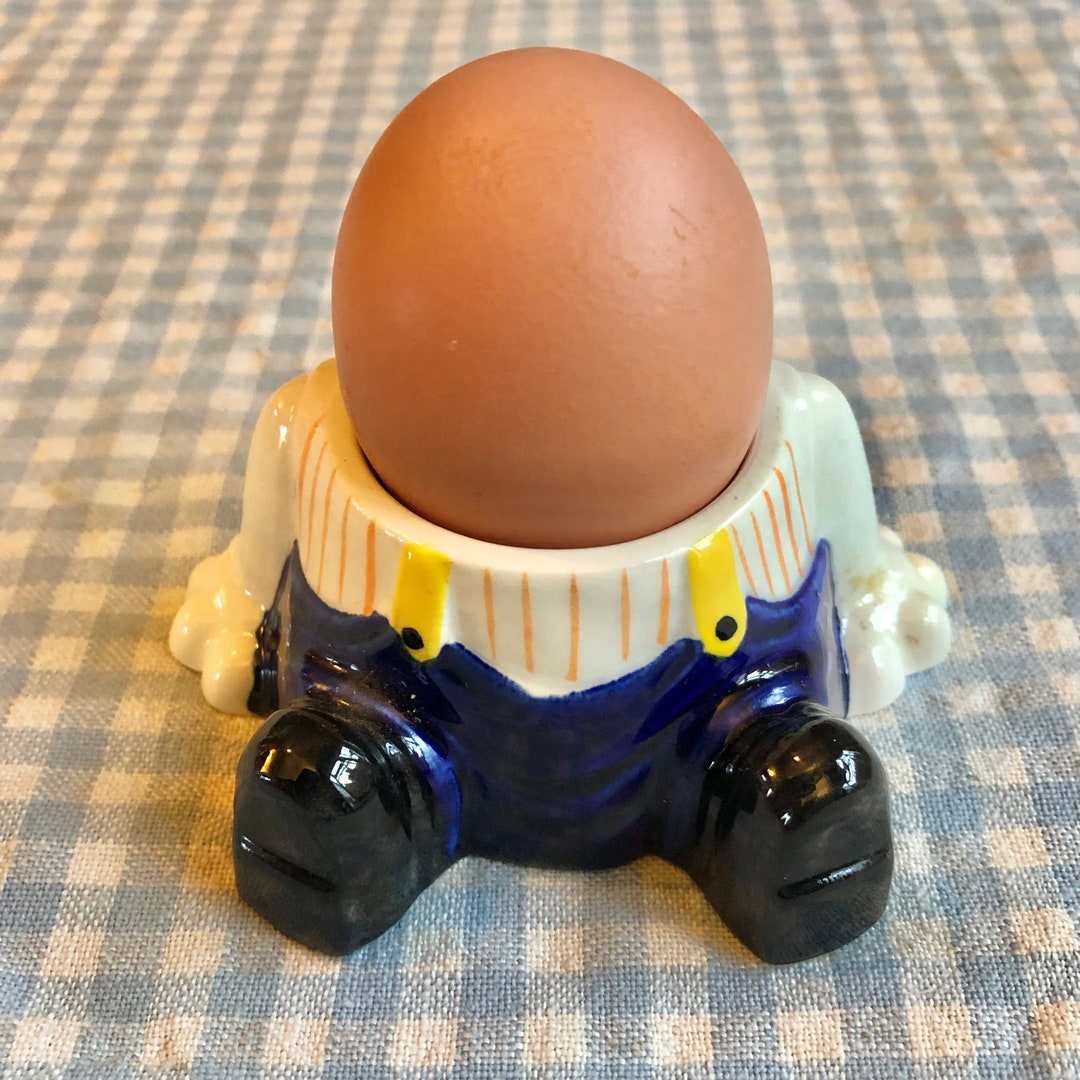 Vintage Humpty Dumpty Anthropomorphic Egg Cup, Ceramic Hand Painted ...
