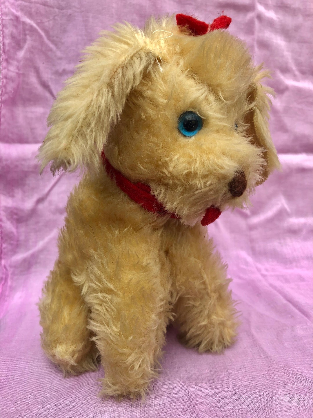 1960s Vintage Plushie Poodle, Stuffed Retro Toy Dog - Etsy