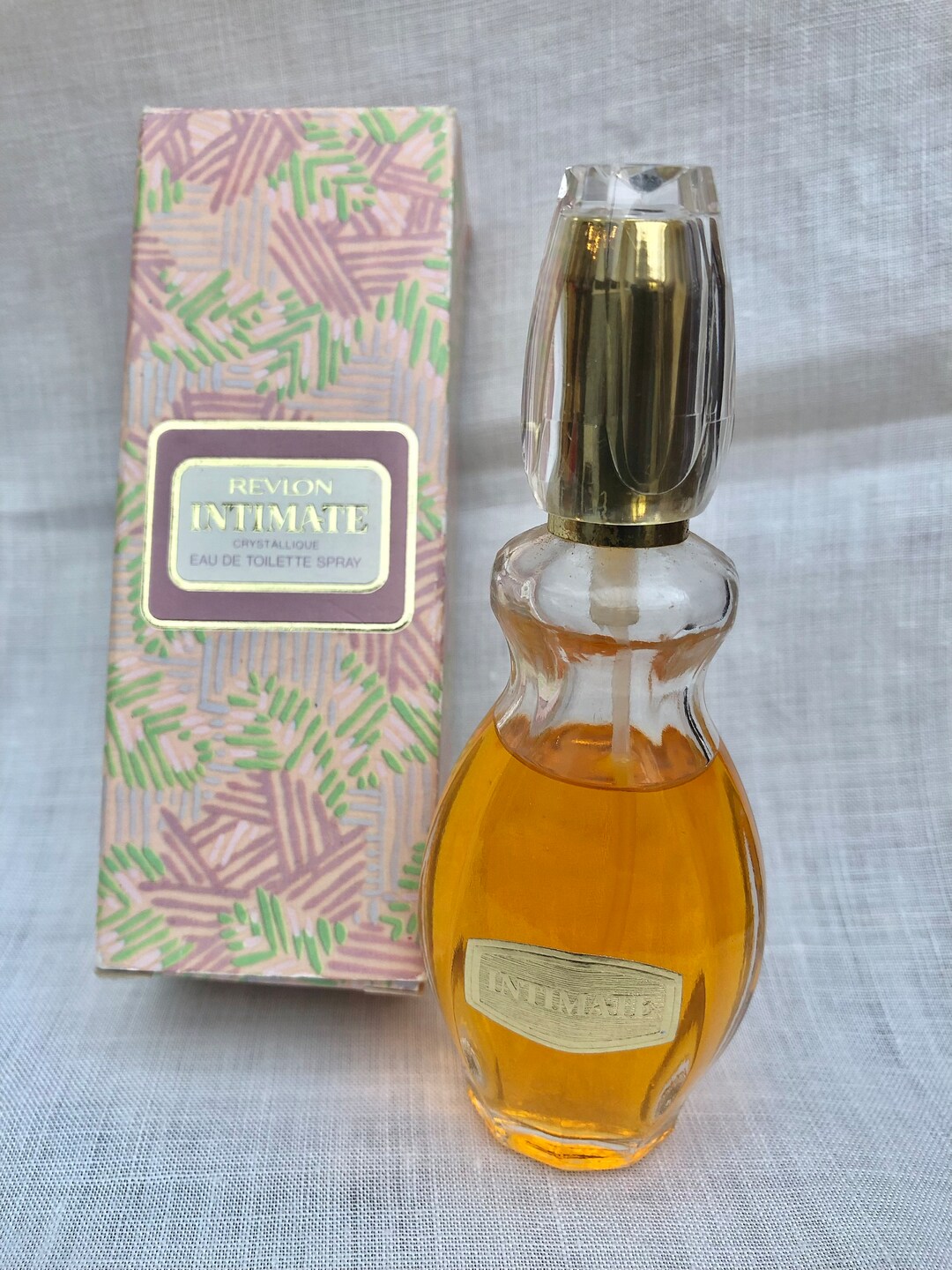 Vintage Revlon Intimate Crystallique Eau De Toilette Spray, 28g/ml. U.K ...