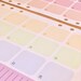 Pastel Rainbow 1 Month Calendar A5 Month on Two Pages PDF File - Etsy