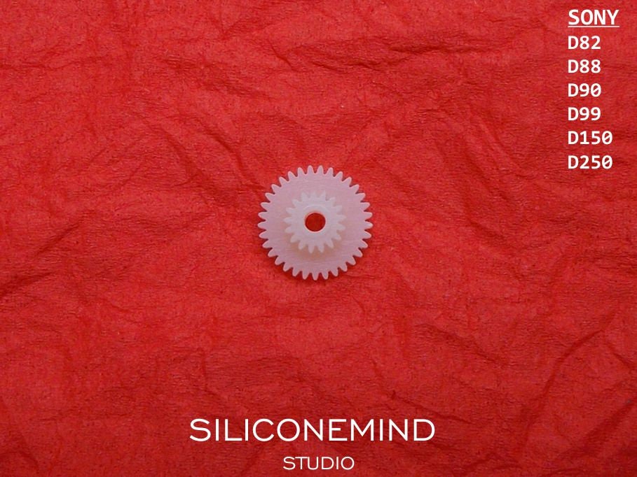 Sony Discman D82, D88, D90, D99, D150, D250 Replacement Gear. 17 Teeth ...