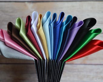 Pre Folded Pocket Square...aspen Collection - Etsy