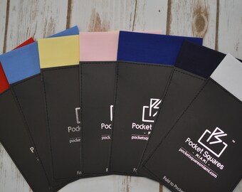 Pre-folded Pocket Squareyellowsquares2go - Etsy