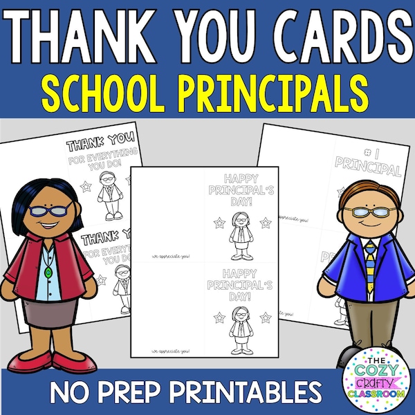 Principal Day Cards - Etsy