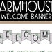 Farmhouse Welcome Banner - Etsy