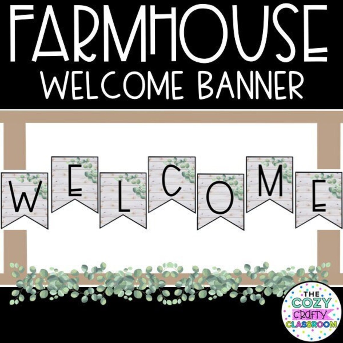 Farmhouse Welcome Banner - Etsy