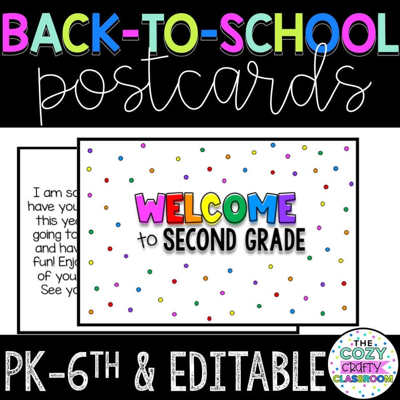 Back to School Postcards - Etsy