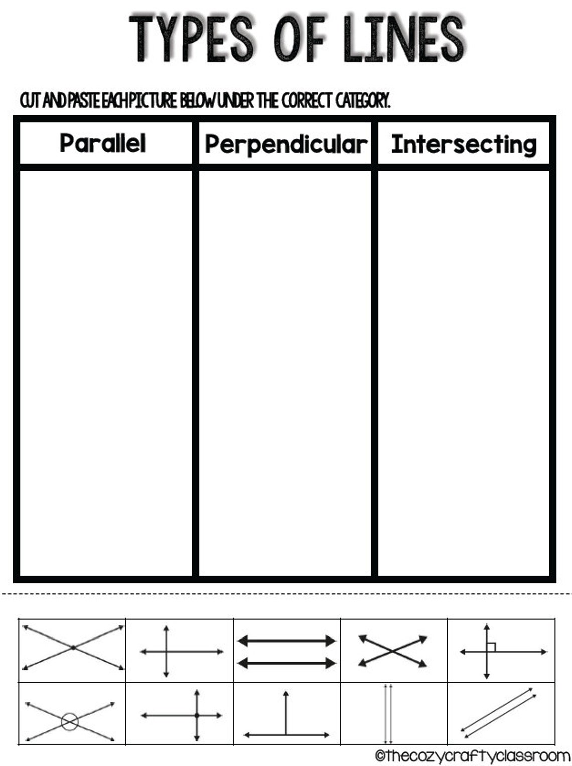 Types of Lines Sort - Etsy