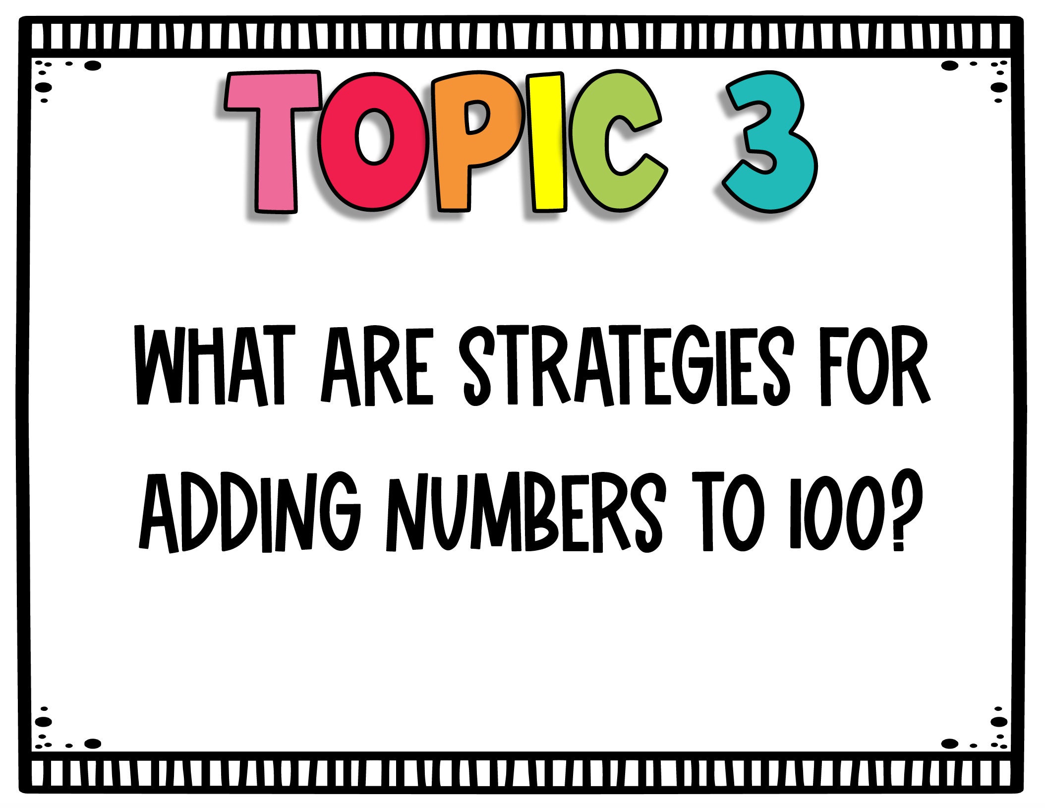 Envision Math Essential Question Posters (2nd Grade) - Etsy