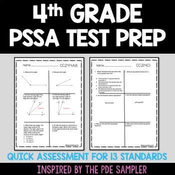 4th Grade PSSA Test Prep - Etsy
