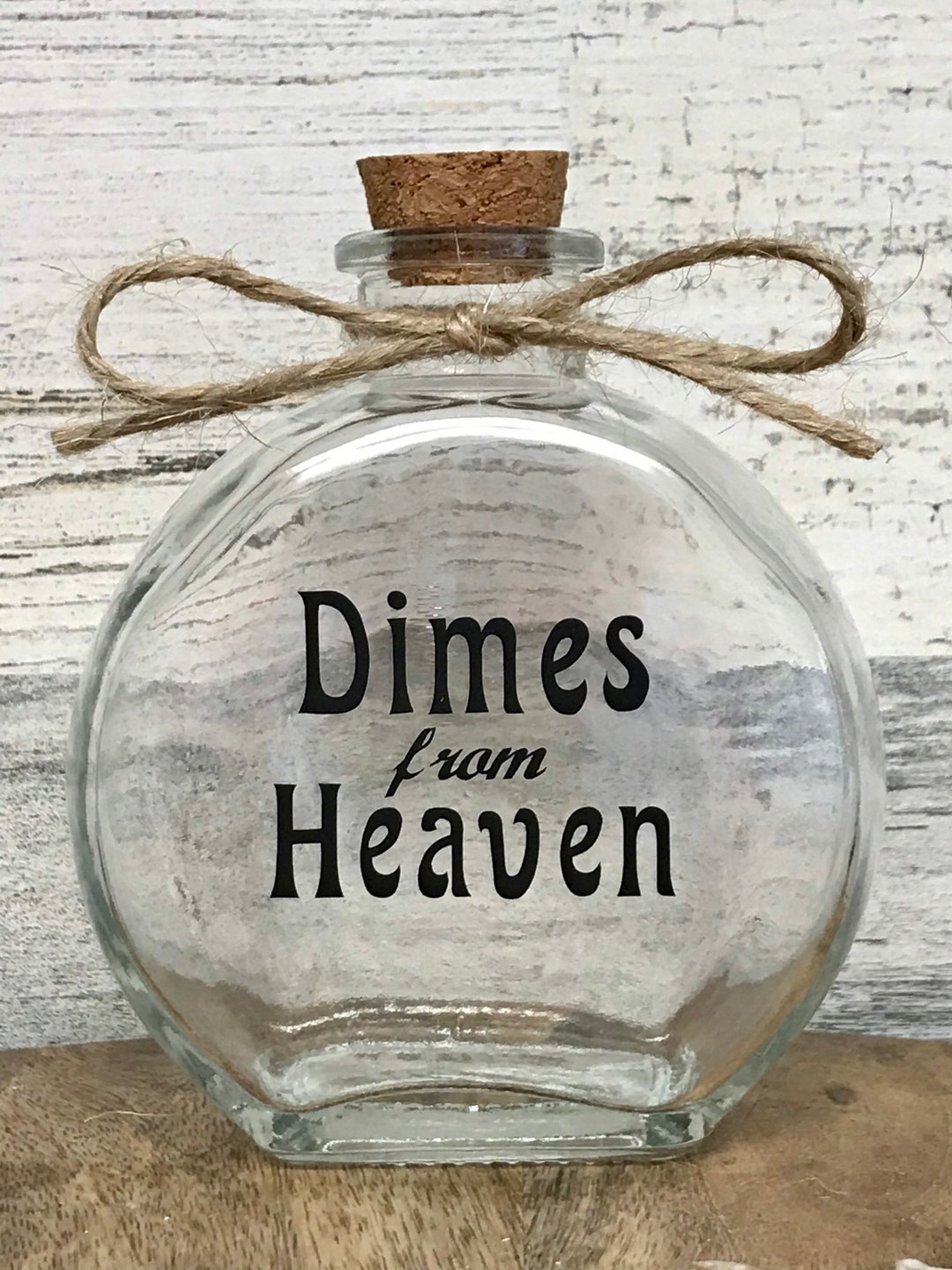 Dimes From Heaven *round Jar* - Etsy
