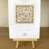 CROSS STITCH KIT Little Welsh Croeso welcome Sampler by Riverdrift ...