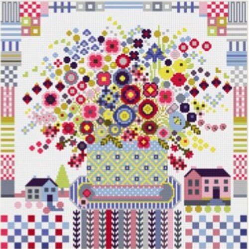 CROSS STITCH KIT aida Version Inca Sampler by Riverdrift - Etsy