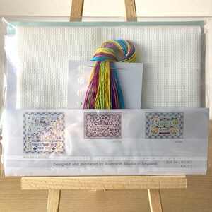 CROSS STITCH KIT Little Welsh Croeso (welcome) Sampler by Riverdrift ...