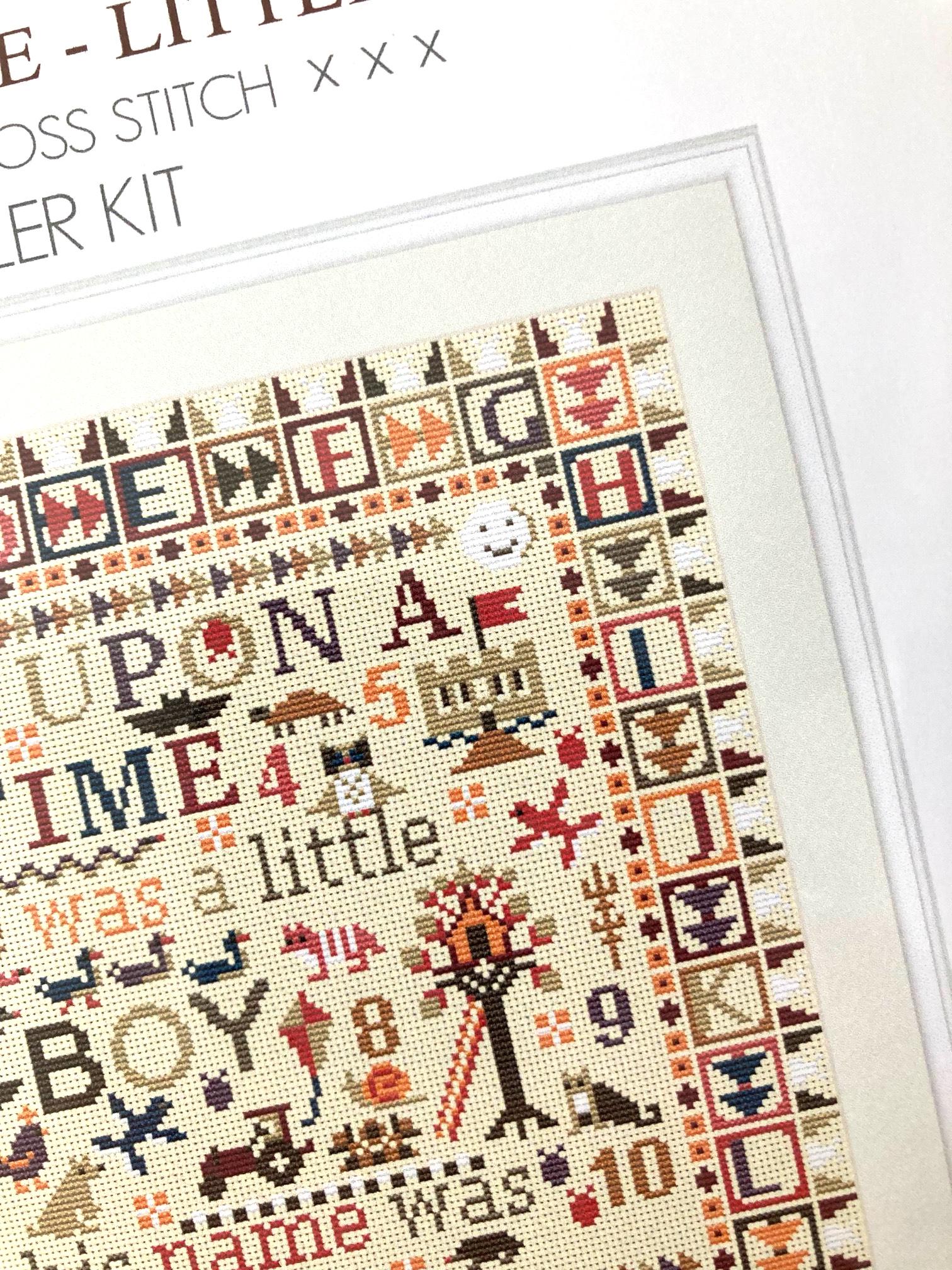CROSS STITCH KIT Personalised Once Upon a Time Little Boy Sampler by ...