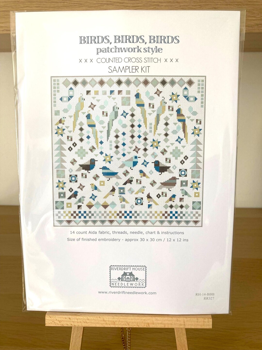 CROSS STITCH KIT Birds Birds Birds Sampler by Riverdrift House - Etsy