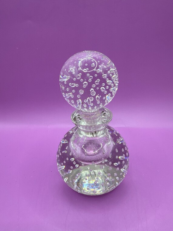 Blown Bubble Perfume Bottle Circular Bottle Circul Gem