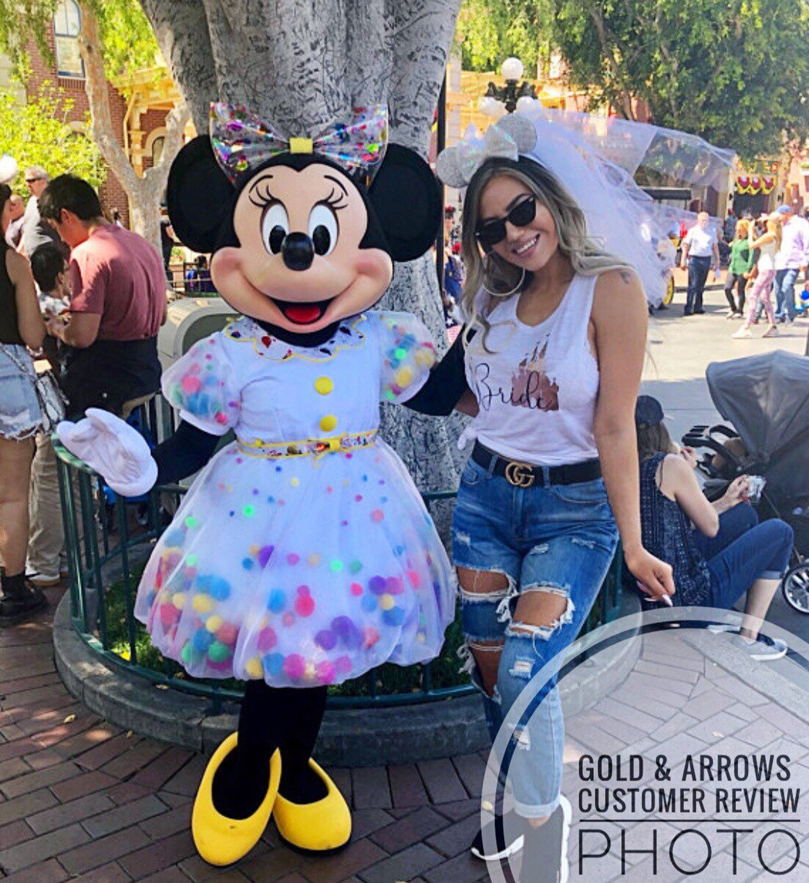 Minnie Mouse Ears Bride Bridal Minnie Mickey Wedding Disney | Etsy