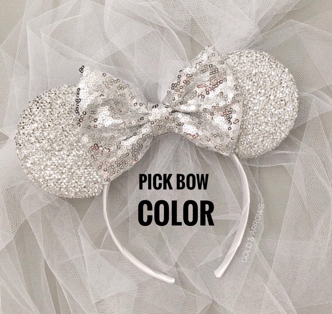 Bride Minnie Ears, Bride Custom Minnie Bride Mouse Ears, I Do Minnie ...