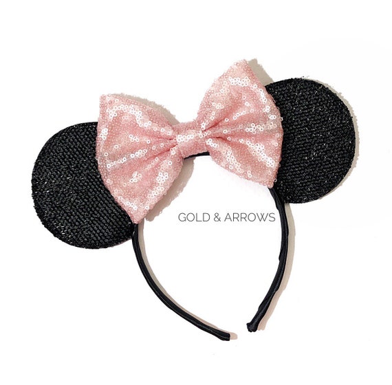 Blush Mickey Minnie Mouse Ears Mickey Mouse Blush Ears | Etsy